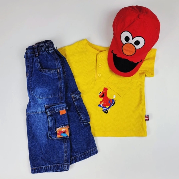 Sesame Street | Matching Sets | Vintage Sesame Street Elmo Outfit ...